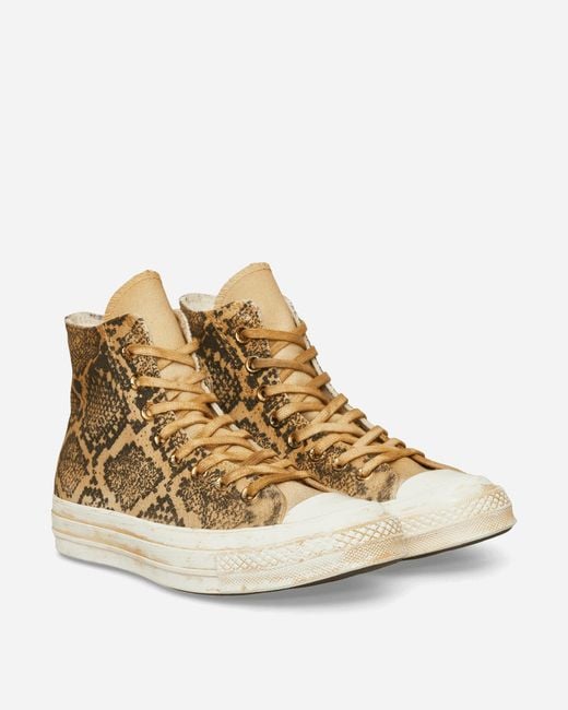Converse Chuck 70 Serpentine Sneakers Snake in Natural for Men | Lyst