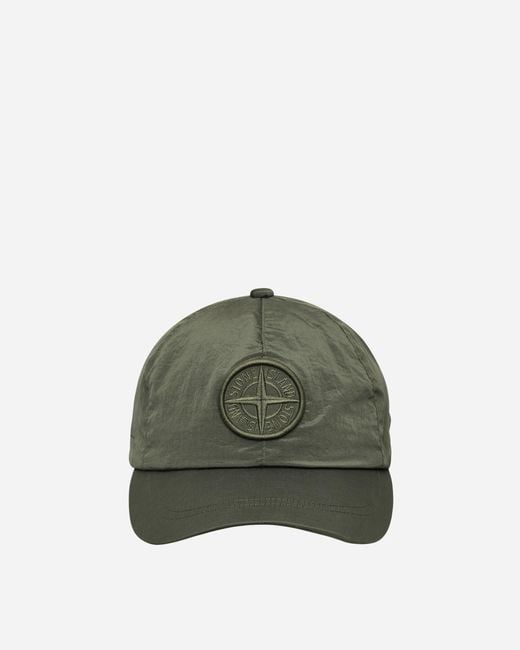 Stone Island Nylon Metal Cap Musk in Green for Men | Lyst