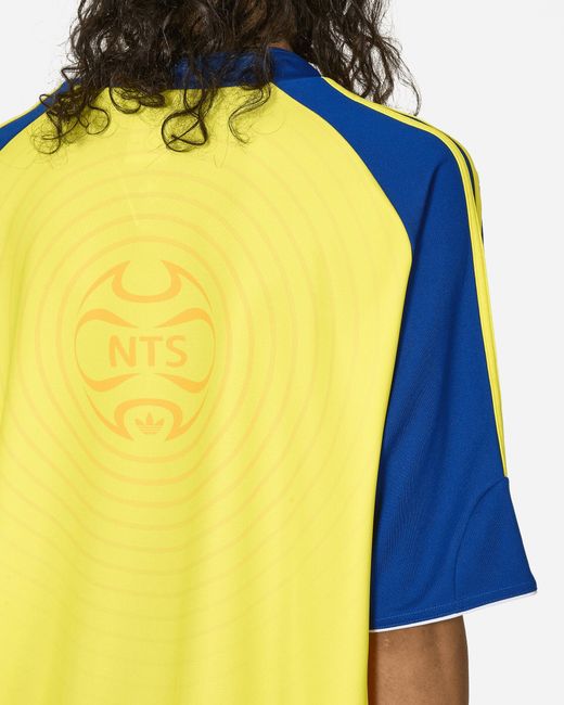 adidas Nts Radio Jersey Beam in Yellow for Men | Lyst