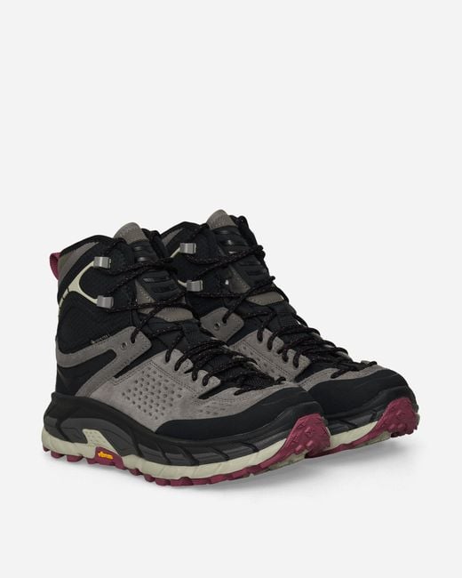 Hoka One One Tor Ultra Hi Gore-Tex Sneakers Magnetite in Black for Men ...