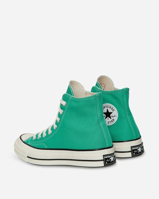 Converse Chuck 70 Hi Vintage Canvas Sneakers Apex in Green for Men | Lyst