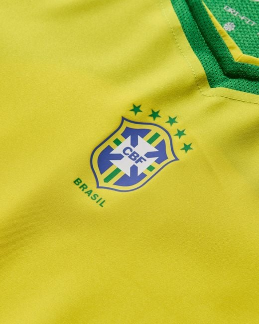 Nike Men S Brazil 2004 Total 90 Reissue Jersey Opti / Apple Green in ...