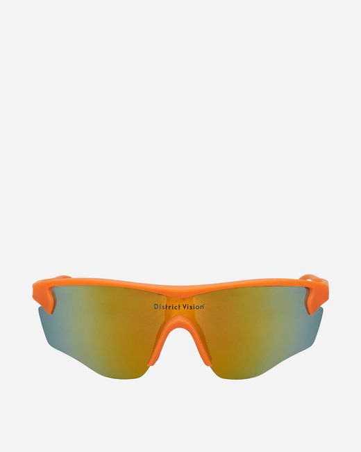 District Vision Junya Racer Sunglasses Citrus / D+ Amber Mirror in ...