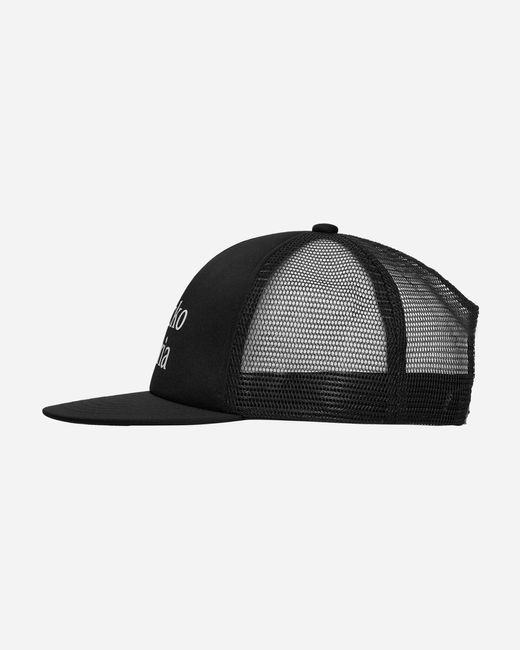 Wacko Maria Logo Trucker Cap in Black for Men | Lyst