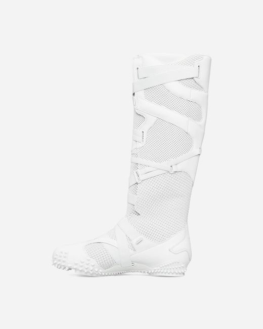 PUMA S Mostro Leather Boots in White | Lyst