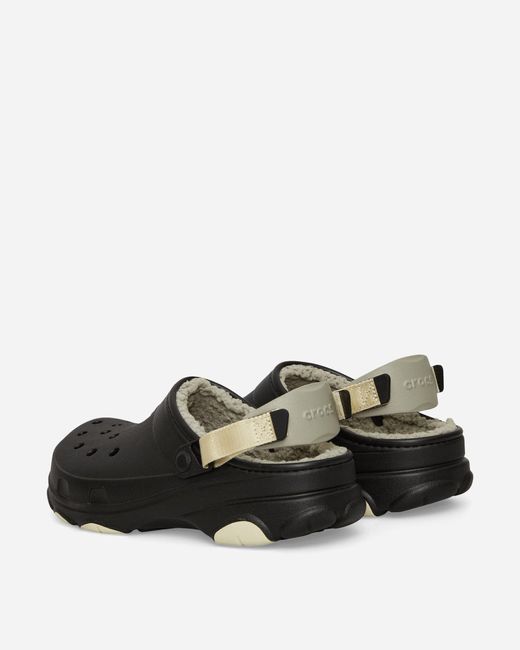 Crocs™ All Terrain Lined Clogs in Black for Men | Lyst UK