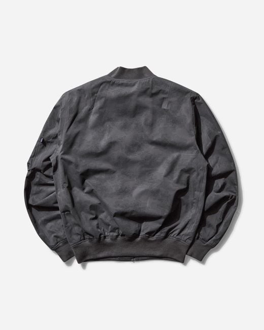 Alpha Industries Men S Uv L-2b Laser Cut Flight Jacket Charcoal in Gray ...