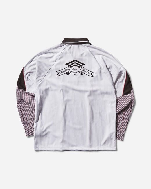 Umbro S Gingham Cut Up Polo in White for Men | Lyst Umbro S Gingham Cut Up Polo in White for Men | Lyst