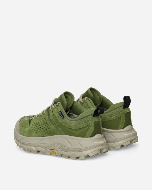 Hoka One One Tor Ultra Low Gore-Tex Sneakers Forest Floor in Green for ...