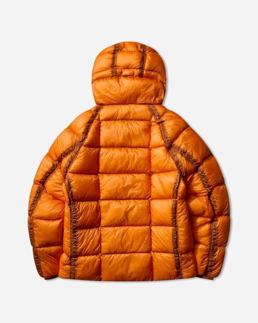 C.P. Company Men S D.d. Shell Hooded Medium Down Jacket Russet in ...