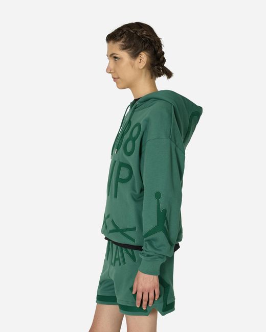 Nike Nina Chanel Fleece Hoodie Stone in Green for Men | Lyst