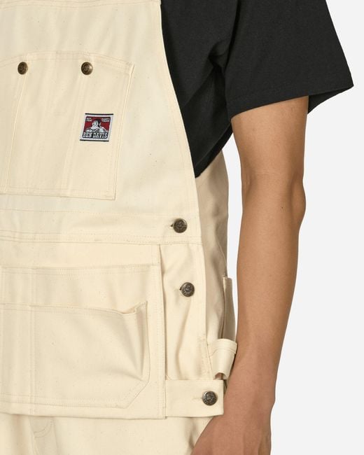 Ben Davis Work Clothes Carpenter Overalls Natural for Men | Lyst