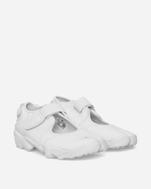 Nike Women S Air Rift Leather Sandals White | Lyst
