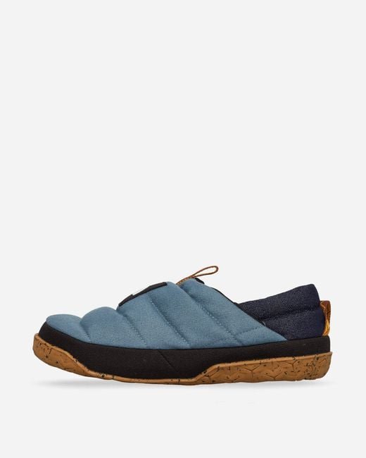 The North Face Nuptse Denim Mules Light Denim in Blue for Men | Lyst