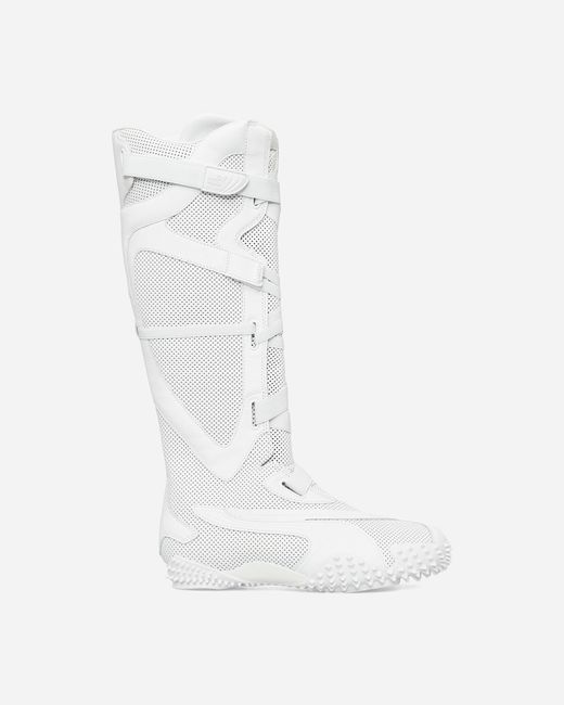 PUMA S Mostro Leather Boots in White | Lyst