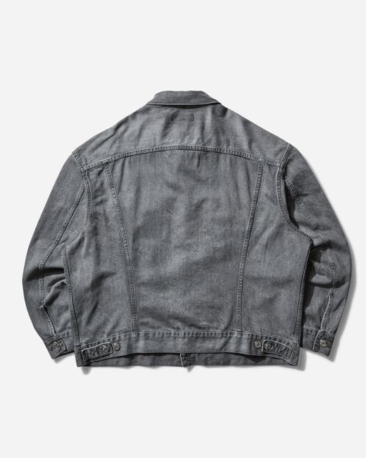 Junya Watanabe Men S Levi's Selvedge Denim Trucker Jacket in Gray for ...