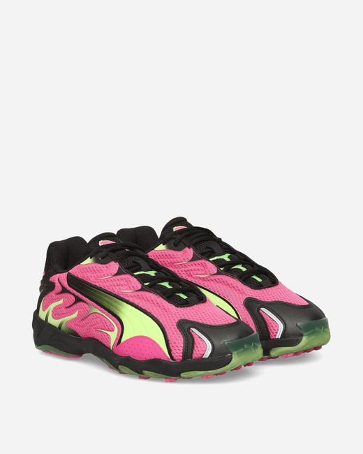 PUMA Inhale Sneakers Fluro Pink Pes / Green Glare for Men | Lyst UK