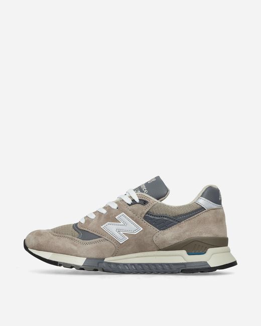 New Balance Made In Usa 998 Sneakers / Silver in White for Men | Lyst