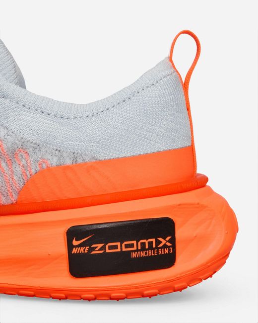 Nike Invincible 3 Sneakers Pure Platinum / Cool / Hyper Crimson in ...