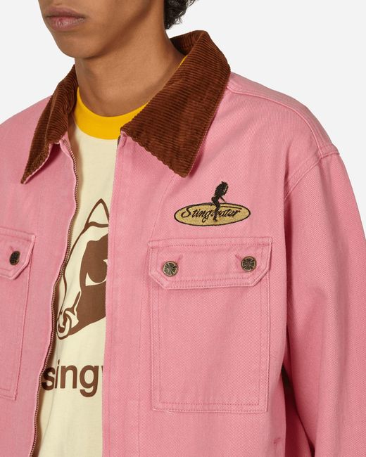 Stingwater Cow Head Work Jacket in Pink for Men | Lyst