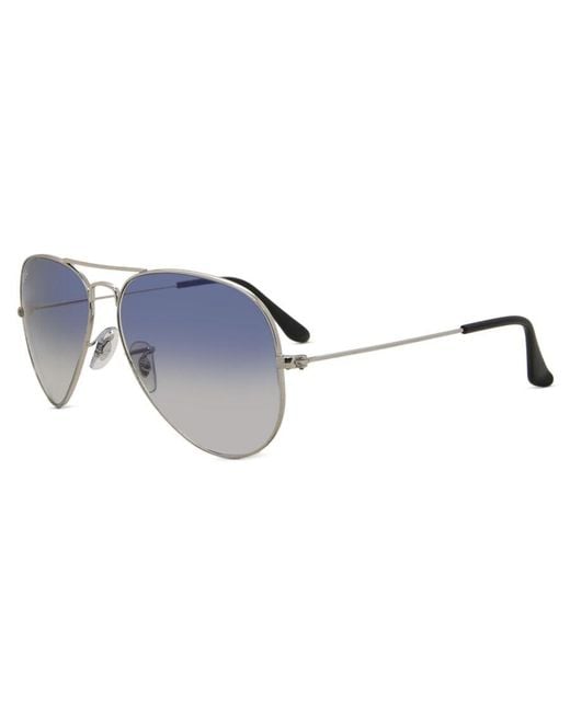 Ray-Ban Rb3025 Aviator Gradient 003/3f Sunglasses in Black | Lyst UK