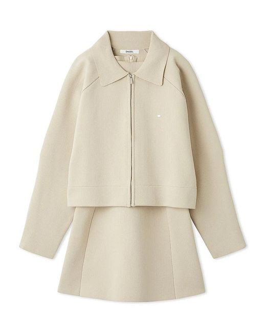 SNIDEL Chic Sleeveless Mini Dress With Matching Cropped Blazer in Black | Lyst