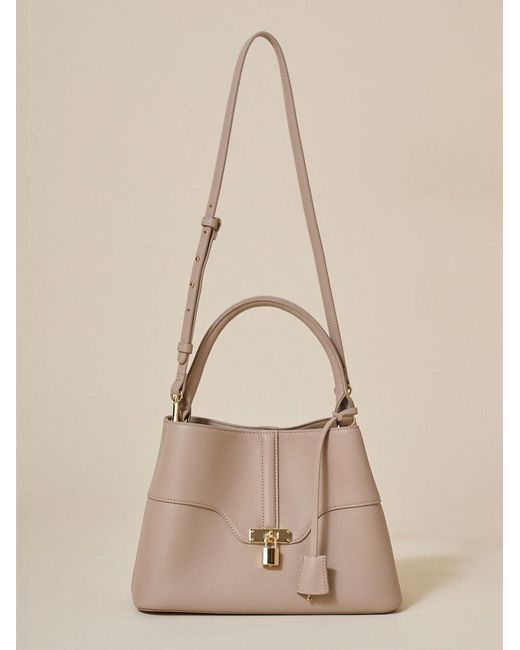 SNIDEL Chic Convertible Crossbody Bag in Natural | Lyst