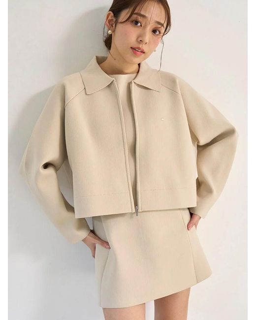 SNIDEL Chic Sleeveless Mini Dress With Matching Cropped Blazer in Black | Lyst