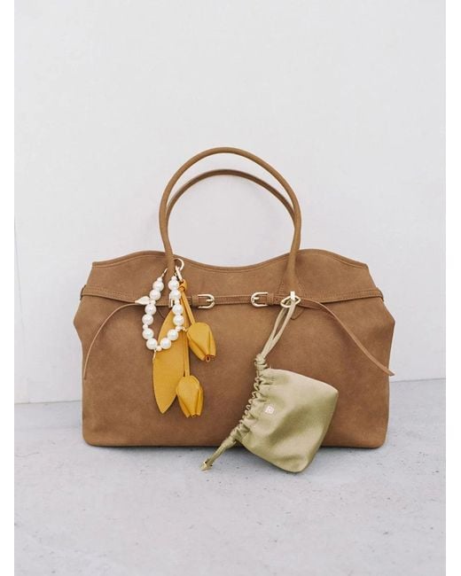 SNIDEL Soft Belt Shoulder Square Bag in Black | Lyst