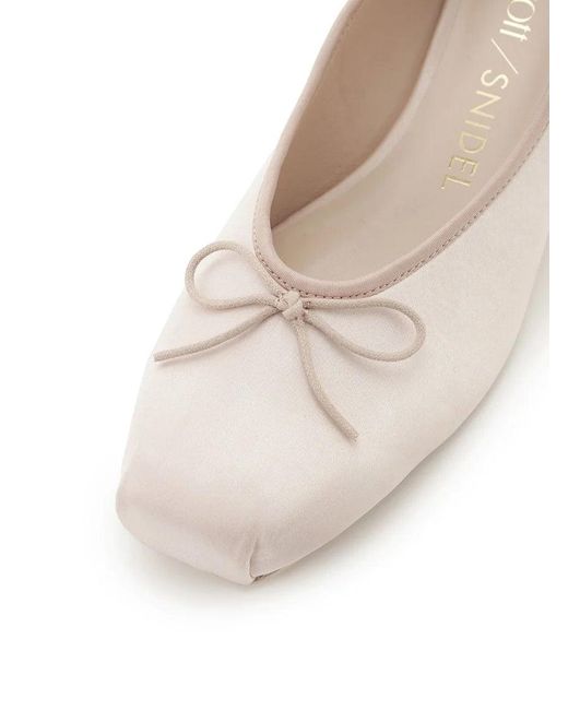 SNIDEL Chacott Collaboration Shoes Square Toe Low Heel Pumps in Black ...