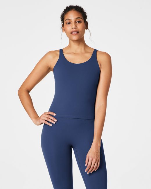 Spanx ® Get Moving Shelf Tank in Blue | Lyst