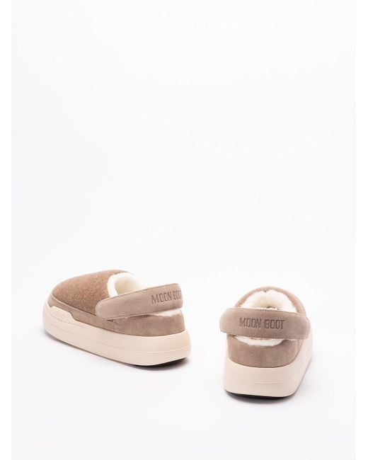 Moon Boot `Park Clog Felt` Clogs in Pink | Lyst