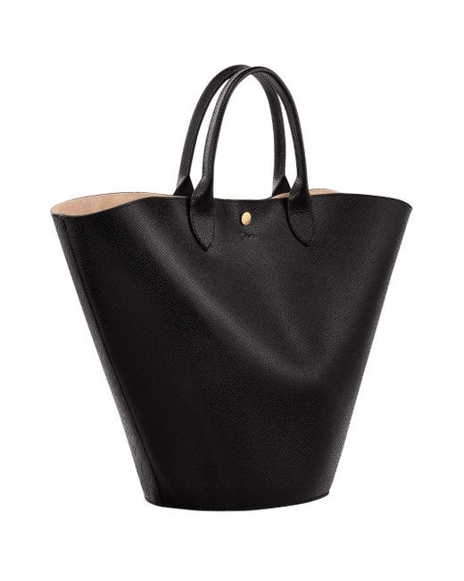 Longchamp `Epure` Extra Large Tote Bag in Black | Lyst