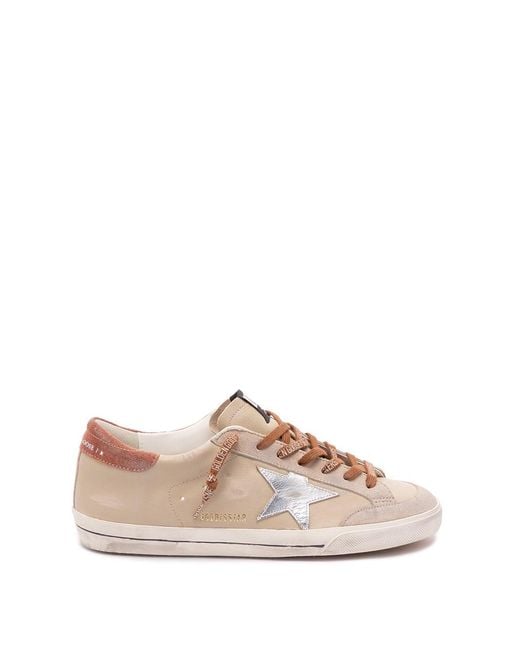 Golden Goose 'Super-Star' Sneakers in Pink for Men | Lyst UK