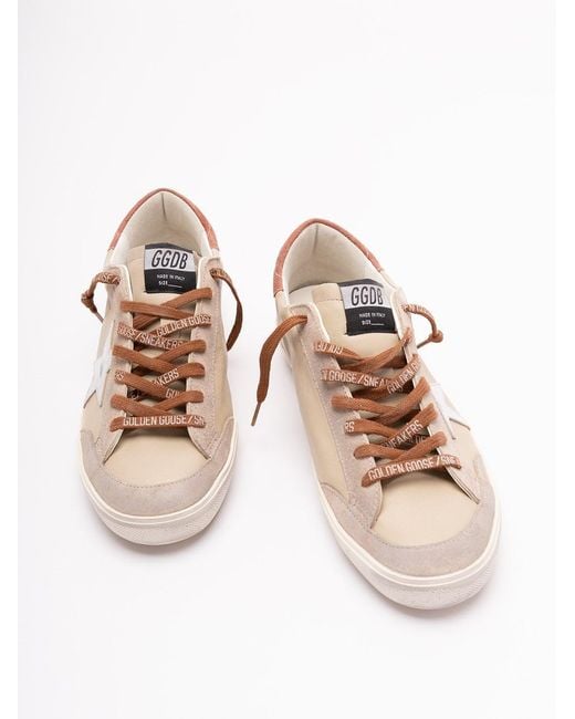 Golden Goose 'Super-Star' Sneakers in Pink for Men | Lyst UK