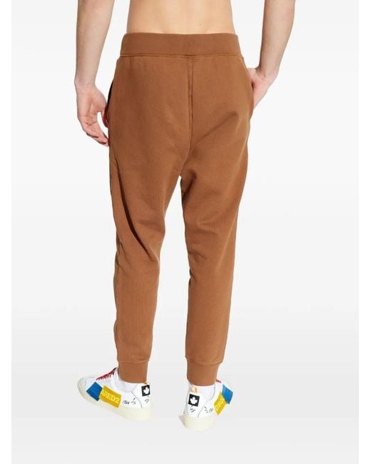 DSquared² 'Relax Dean' Pants in Brown for Men | Lyst UK