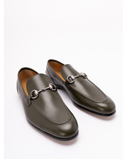Gucci Jordaan' Loafers in Grey for Men | Lyst UK