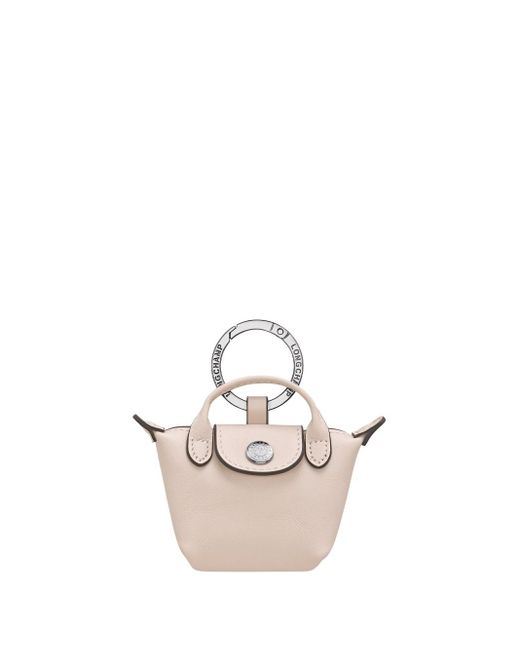 Longchamp 'Le Pliage Xtra' Key Holder in White | Lyst