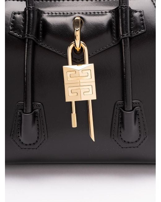 Givenchy `Antigona Lock` Toy Bag in Black | Lyst