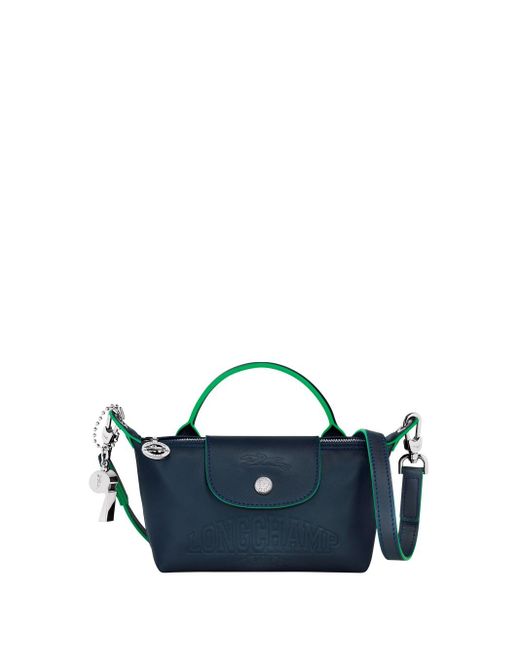 Longchamp `Le Pliage Run` Crossbody Bag in Blue | Lyst