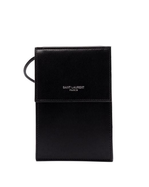 Saint Laurent `Ysl` Mini Bag in Black for Men | Lyst UK