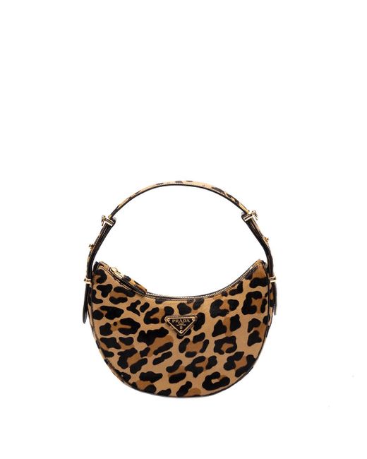 Prada Leopard Print ` Arqué` in Metallic | Lyst