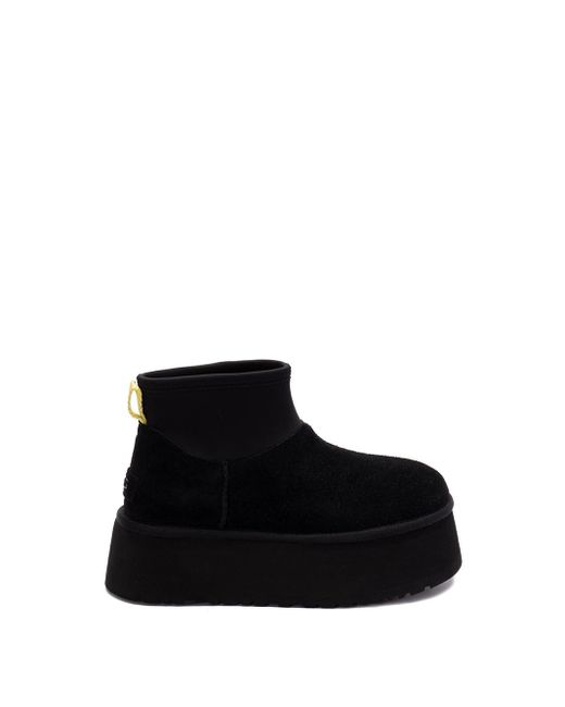 UGG `Classic Mini Dipper` Boots in Black | Lyst