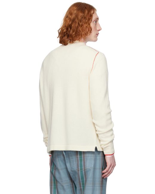 Vivienne Westwood Off- Alex Cardigan in Natural for Men | Lyst