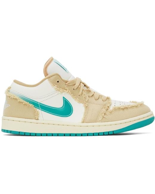 Nike Air Jordan 1 Low Se Wave Sneakers in Black | Lyst UK