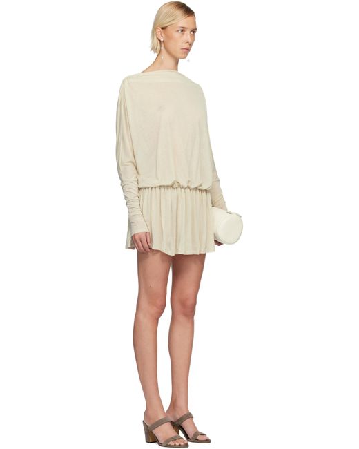 Belle Anna Alder Minidress in Black | Lyst UK