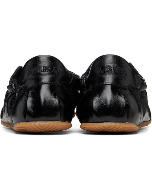 Abra Ballerina Leather Sneakers in Black | Lyst UK