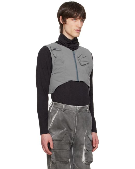 Uncertain Factor Dustman Explores Vest in Black for Men | Lyst