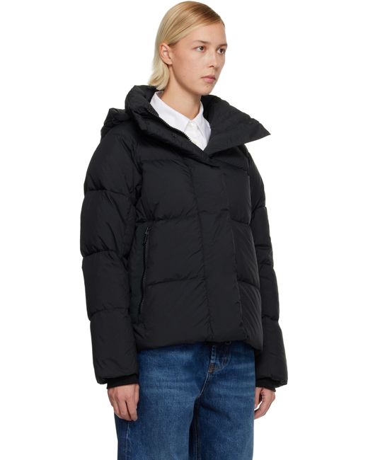 Canada Goose ' Label' Junction Down Jacket in Black | Lyst UK