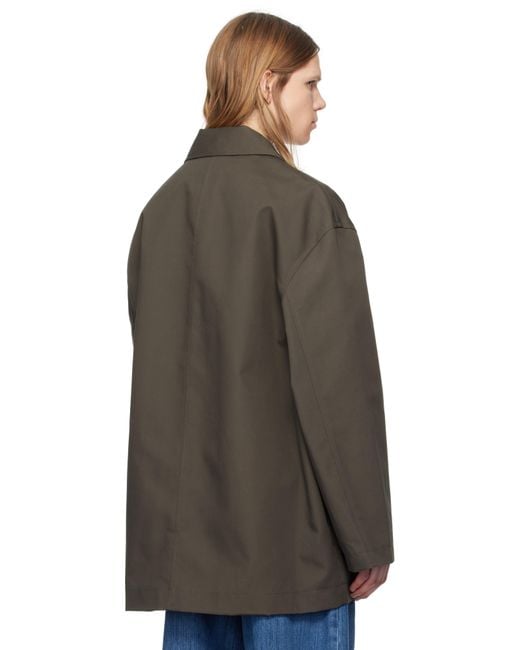Studio Nicholson Measure Jacket in Brown for Men | Lyst